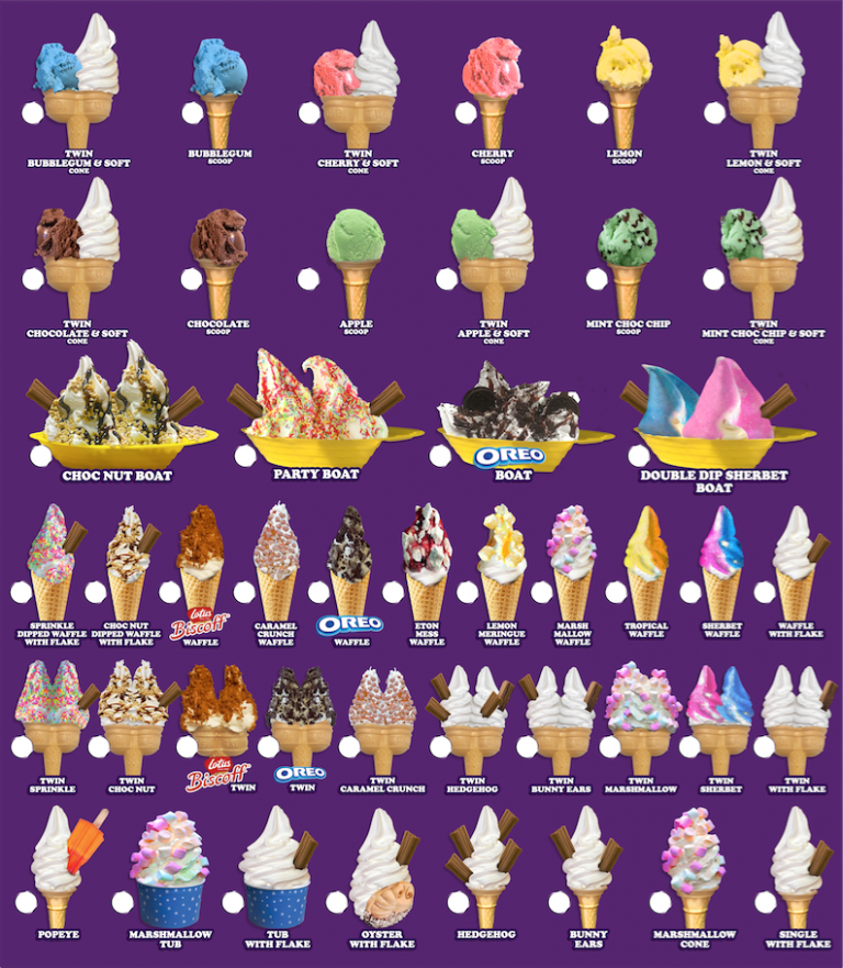 Ice Cream Van Products And Menu Ice Cream Van Hire At Its Best
