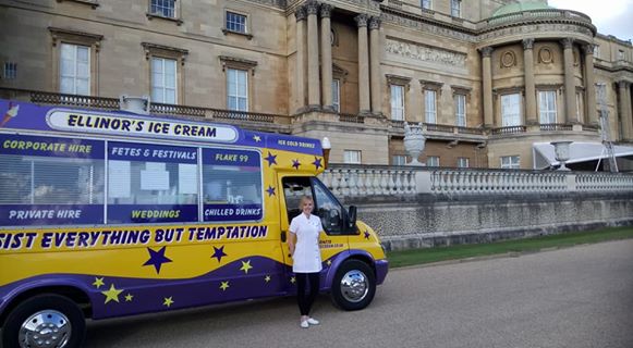 Ellinors Ice Cream At Buckingham Palace | Ice Cream Van Hire at its best